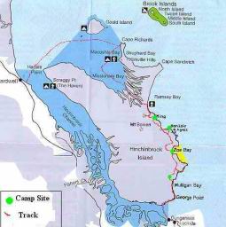 Thorsborne Trail on hinchinbrook Island - May 2004